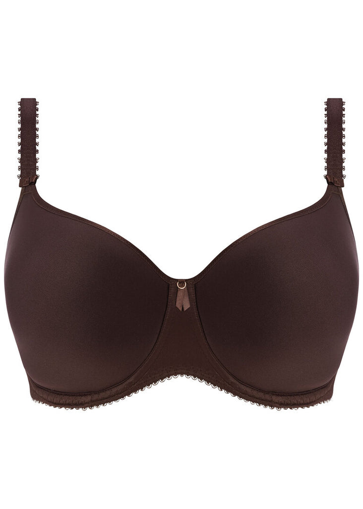 Rebecca Essentials Chocolate Uw Moulded Spacer Bra
