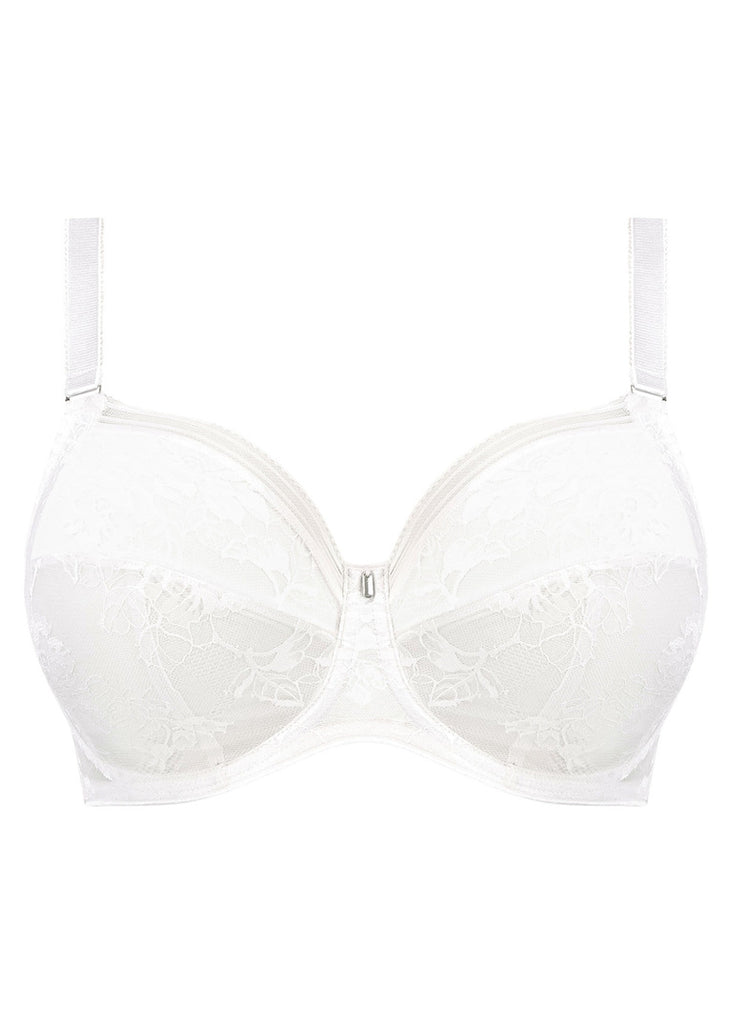 Fusion Lace White Uw Full Cup Side Support Bra